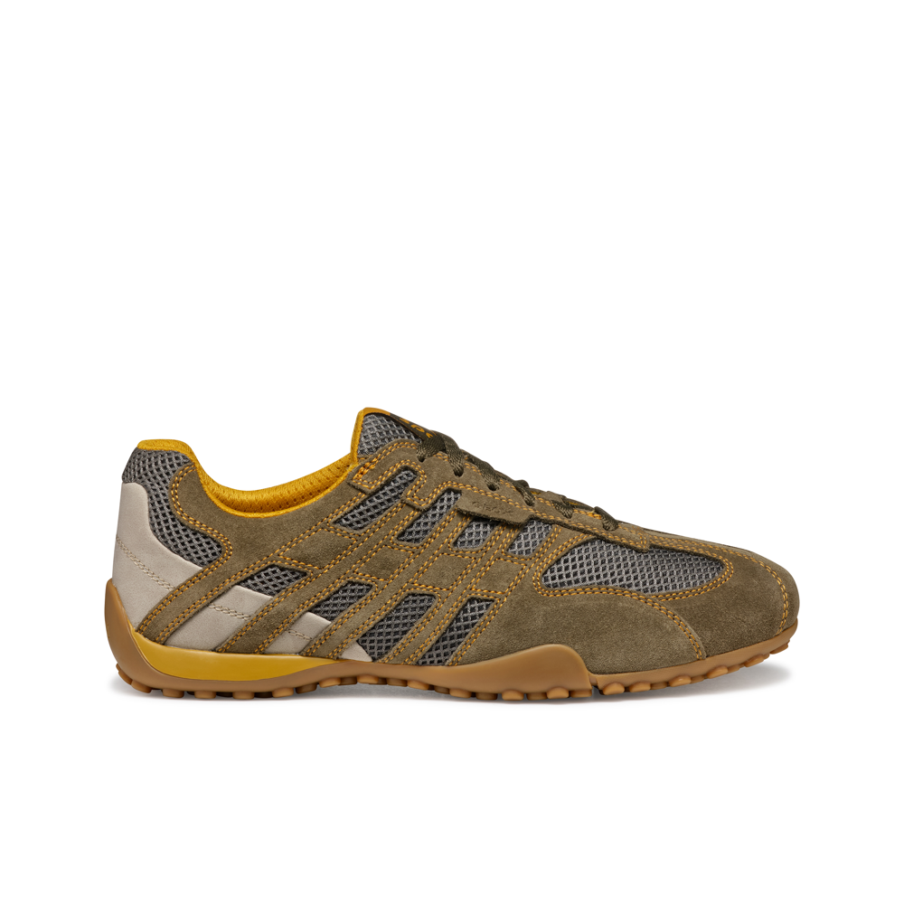 Geox - U Snake Original - Military/Dark Grey - Trainers – Robert Carder ...
